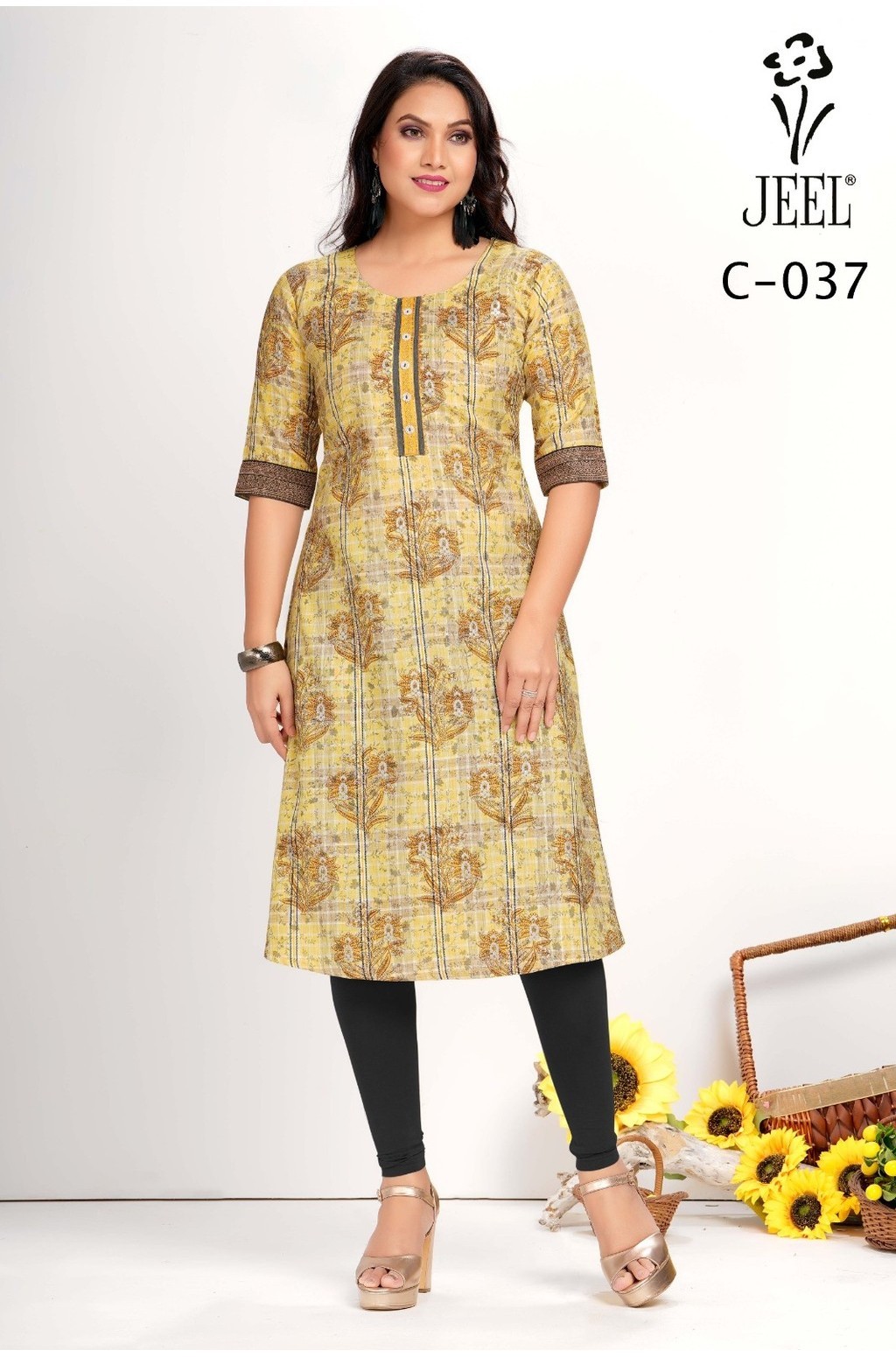 JEEL Supreme Kurtis for Casual and Office Wear Tops Only C Series ...