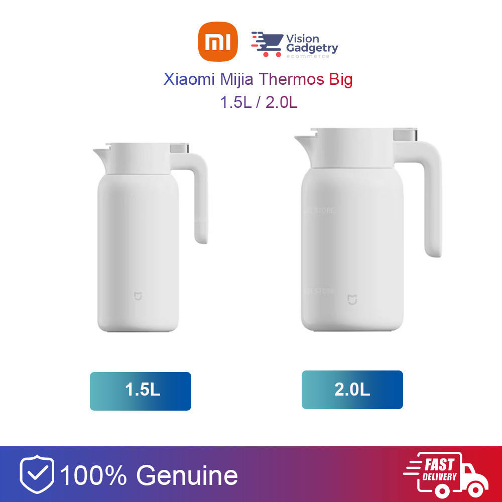 Xiaomi Mijia Thermos Flask Thermal Vacuum Stainless Steel (316L) 1.5L 2L MJBWH02PL MJBWH03PL ...