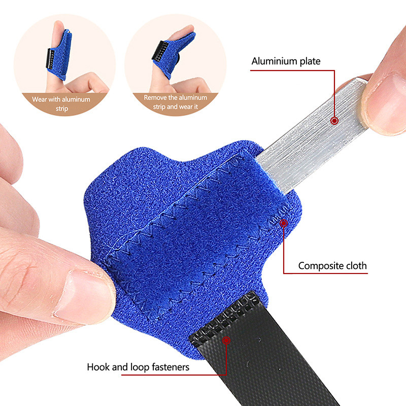 Adjustable Sprain Dislocation Fracture Finger Splint Corrector Support ...