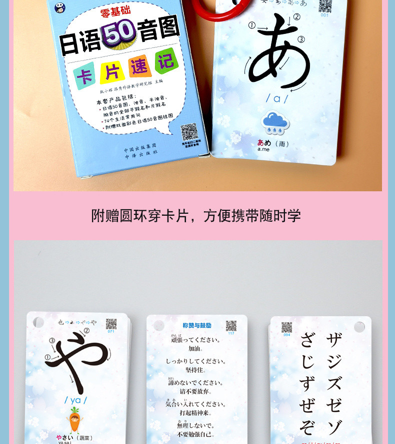 Zero Basic Japanese 50-Tone Chart Card Shorthand Fifty-Tone Chart Card ...