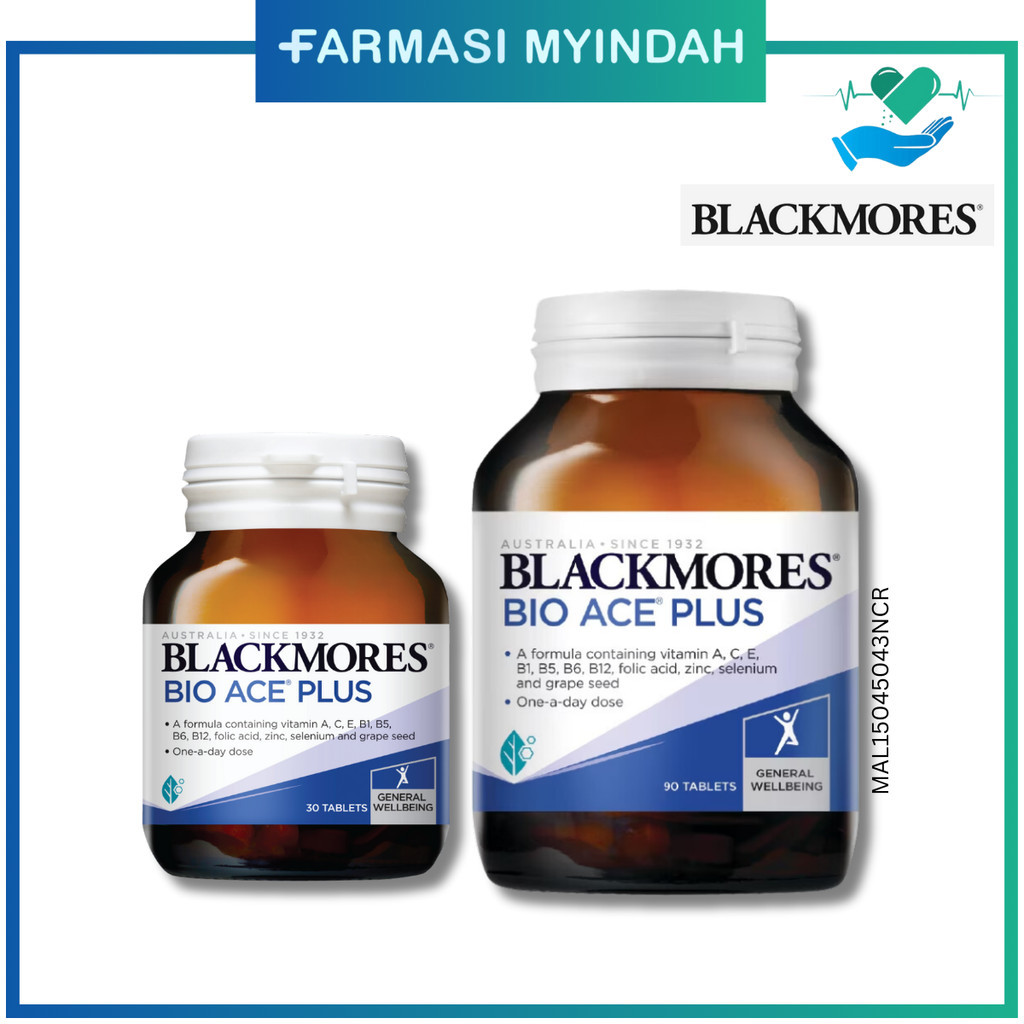 Blackmores Bio Ace Plus (30 Tab/ 90 Tab) | Shopee Malaysia