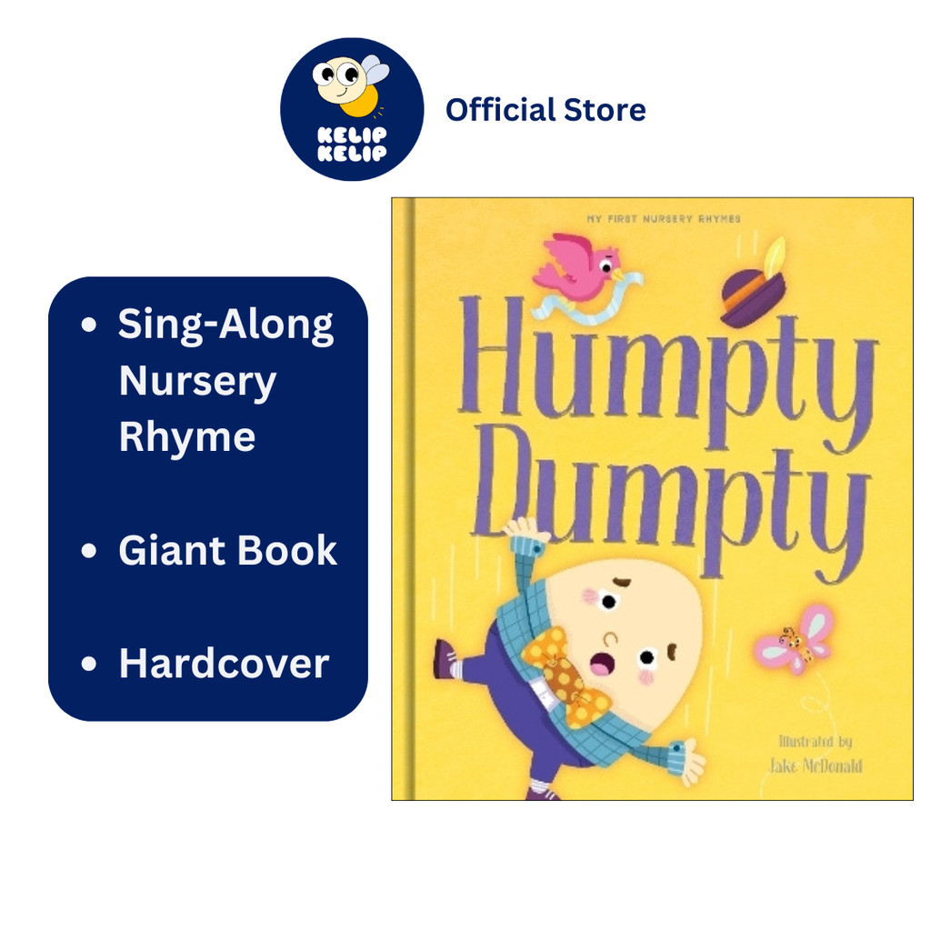 Humpty Dumpty Giant Book For Kids To Sing Along Classic Nursery Rhyme ...