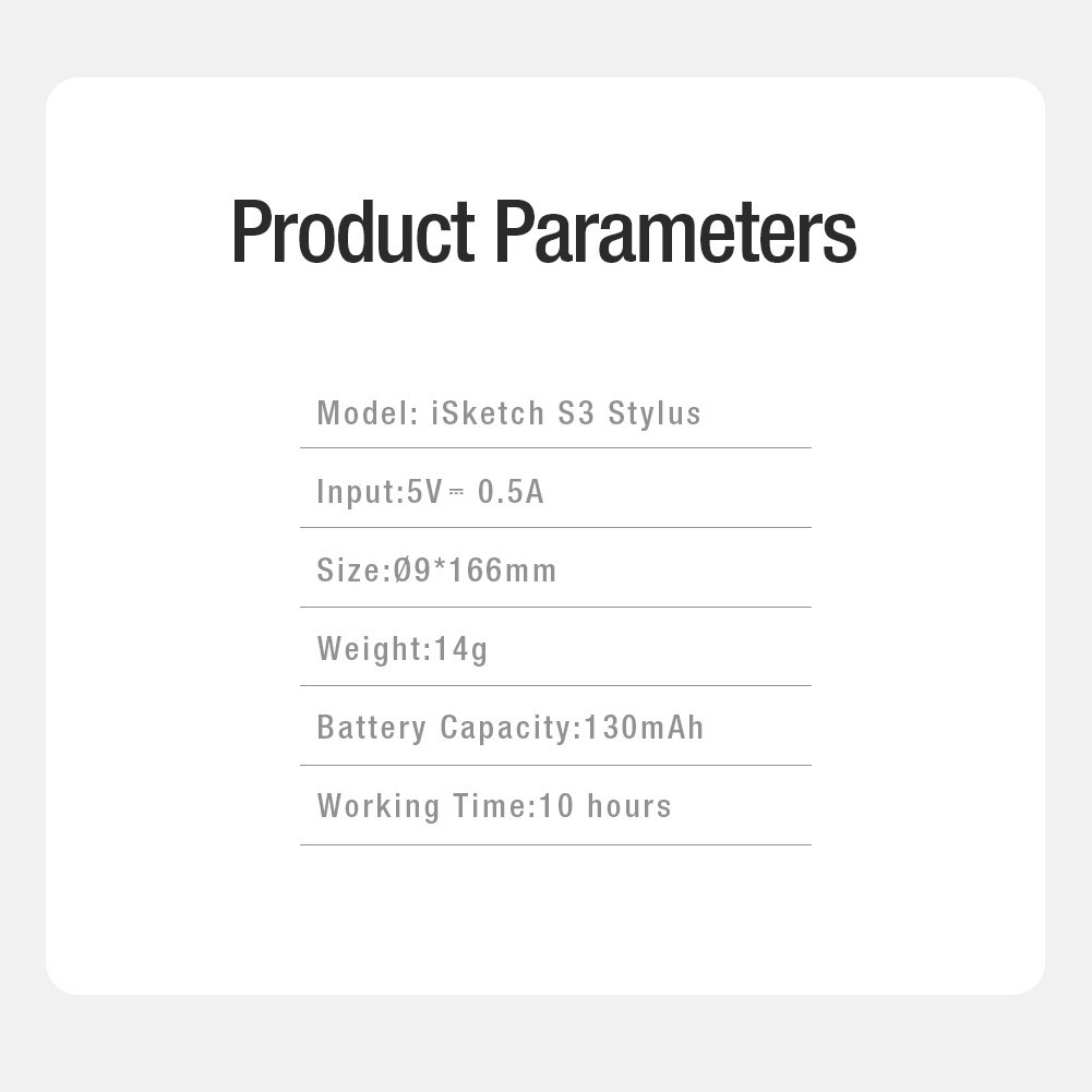 Nillkin iSketch S3 Stylus Pen For iPad Pro 11/12.9 Air 4/iPad Air 5//6/iPad Mini with palm ...