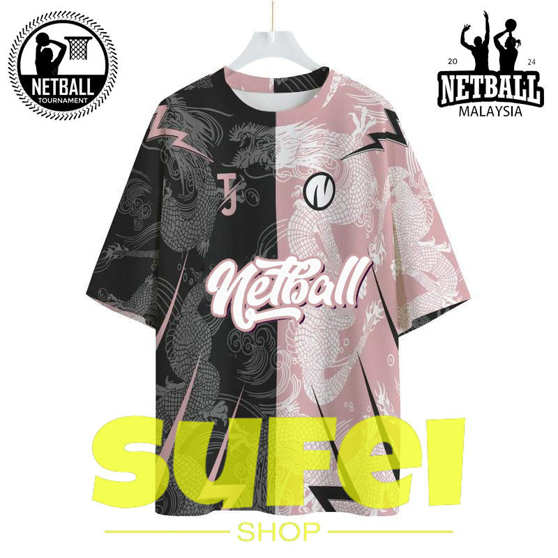 NETBALL Jersey Free Custom Team NETBALL JERSI DRAGON NOMBO 2024 Jersey ...