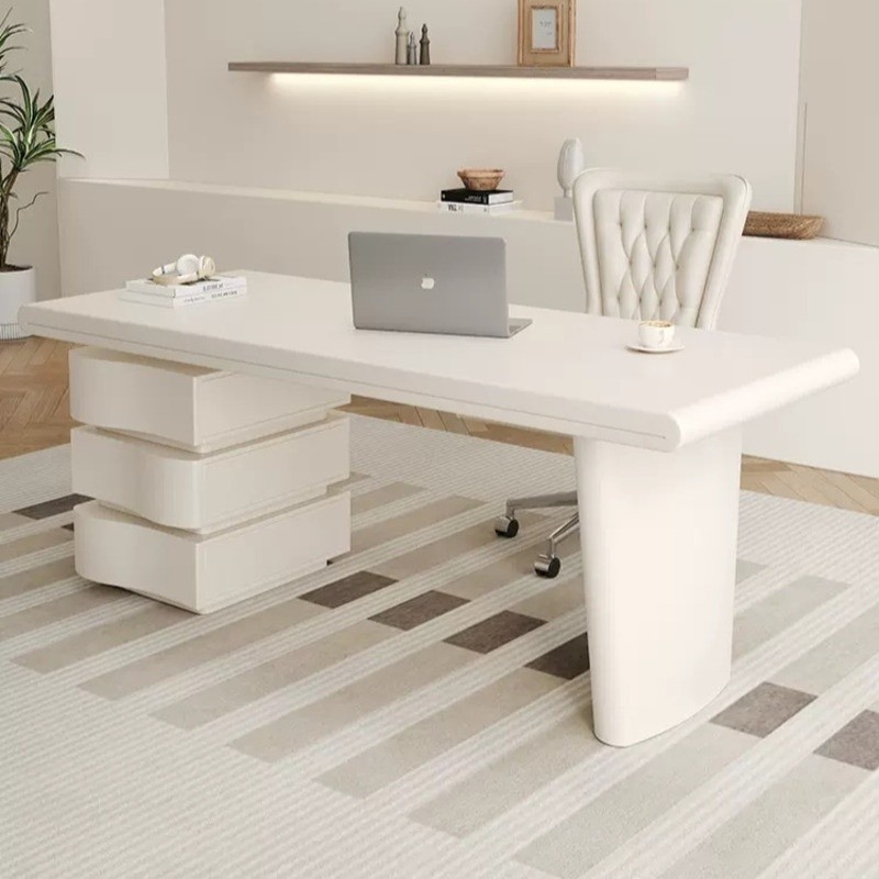 han Study Style Cream han French Withe Storage Drawers Writing Home ...