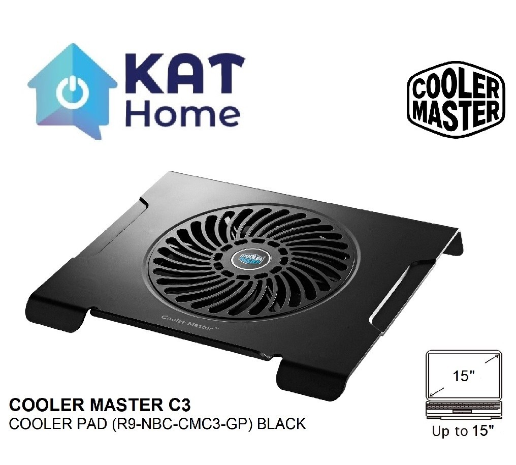 COOLER MASTER NOTEPAL CMC3 / C3 COOLER PAD WITH ANTI-SLIP HOLDER ...