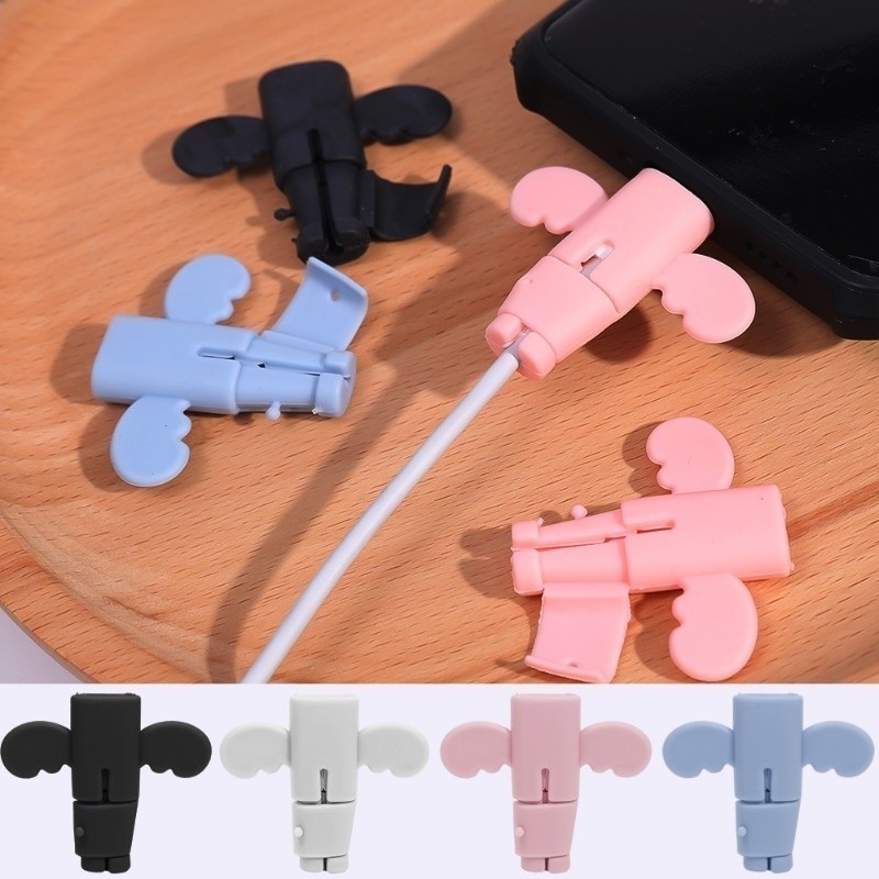 2PCS Candy Color Charging Cord Winder Protector - Anti-Break Cable ...