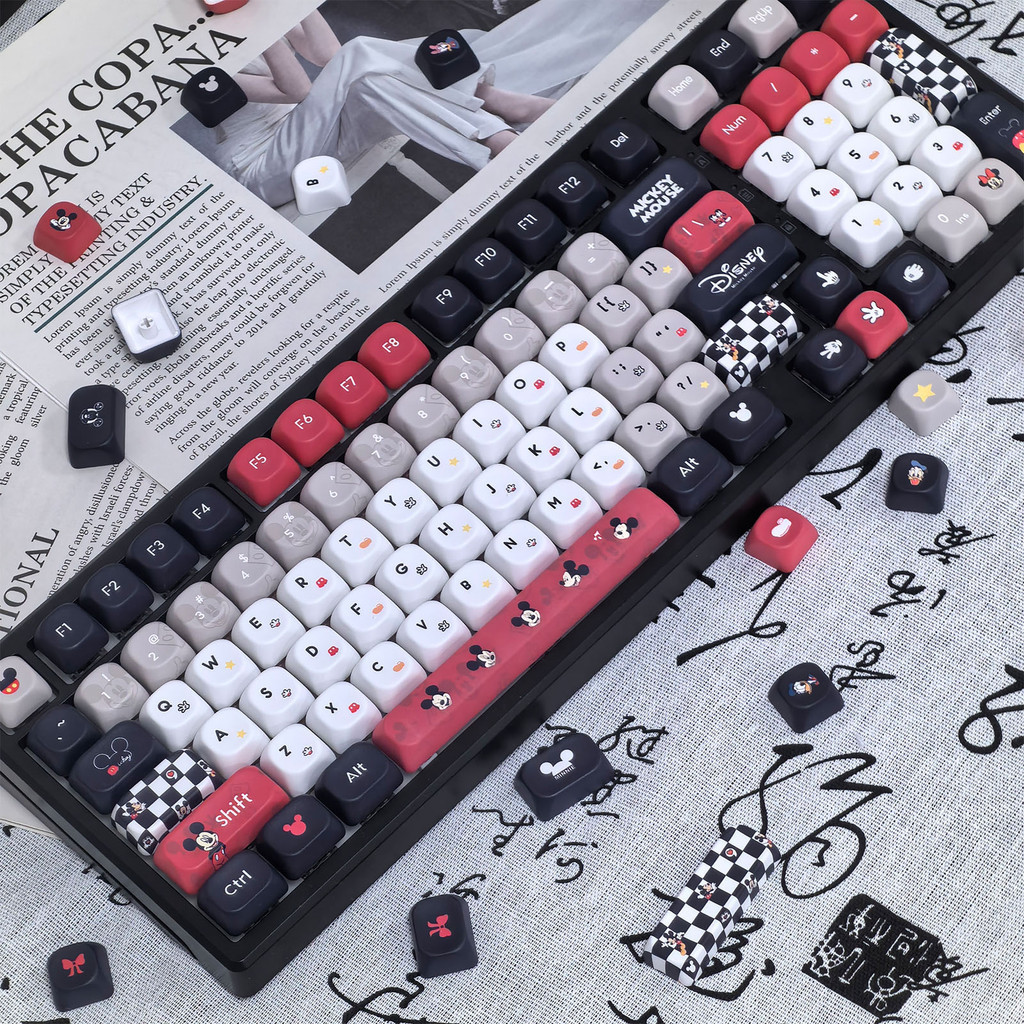 Disney Mickey Original Keycap MOA Profile PBT Five-sided Sublimation ...