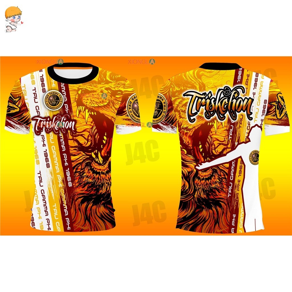 TAU GAMMA PHI TRISKELION FRATERNITY FULL SUBLIMATION SHIRT V1(Free ...