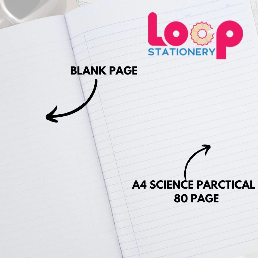 Science Practical Exercise Book Notebook A4 Size Craft Cover A4 Buku ...