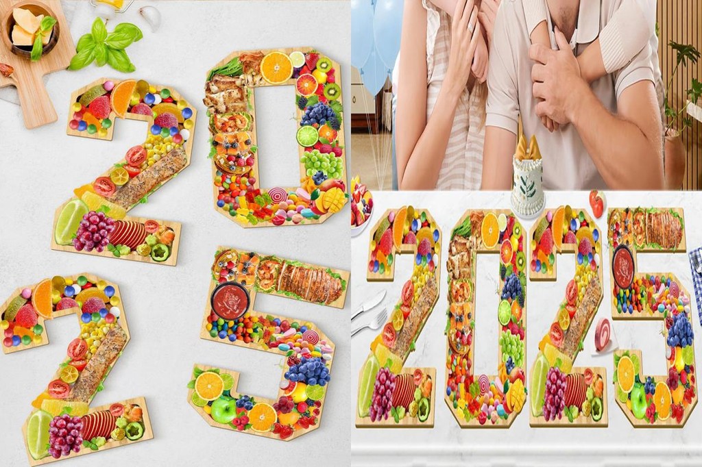 {downey} Barbecue Display Board Wooden Food Presentation Board 2025 ...