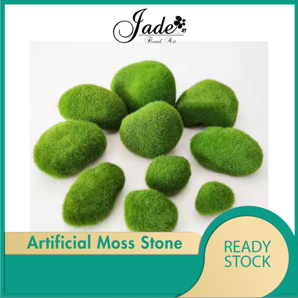 ARTIFICIAL MOSS STONE / POLYFORM LUMUT BATU ORKID / BATU LUMUT ORKID ...