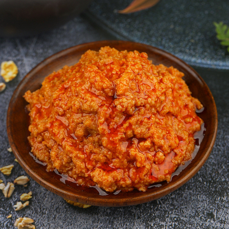 Oilimmersed crab roe sauce canned seafood readytoeat canned bibimbap ...