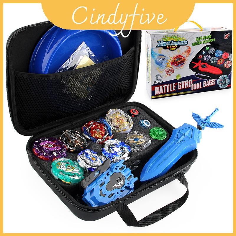 Vibrant Beyblade New Burst Gyro Set Complete With 8 Beyblades And Bag ...