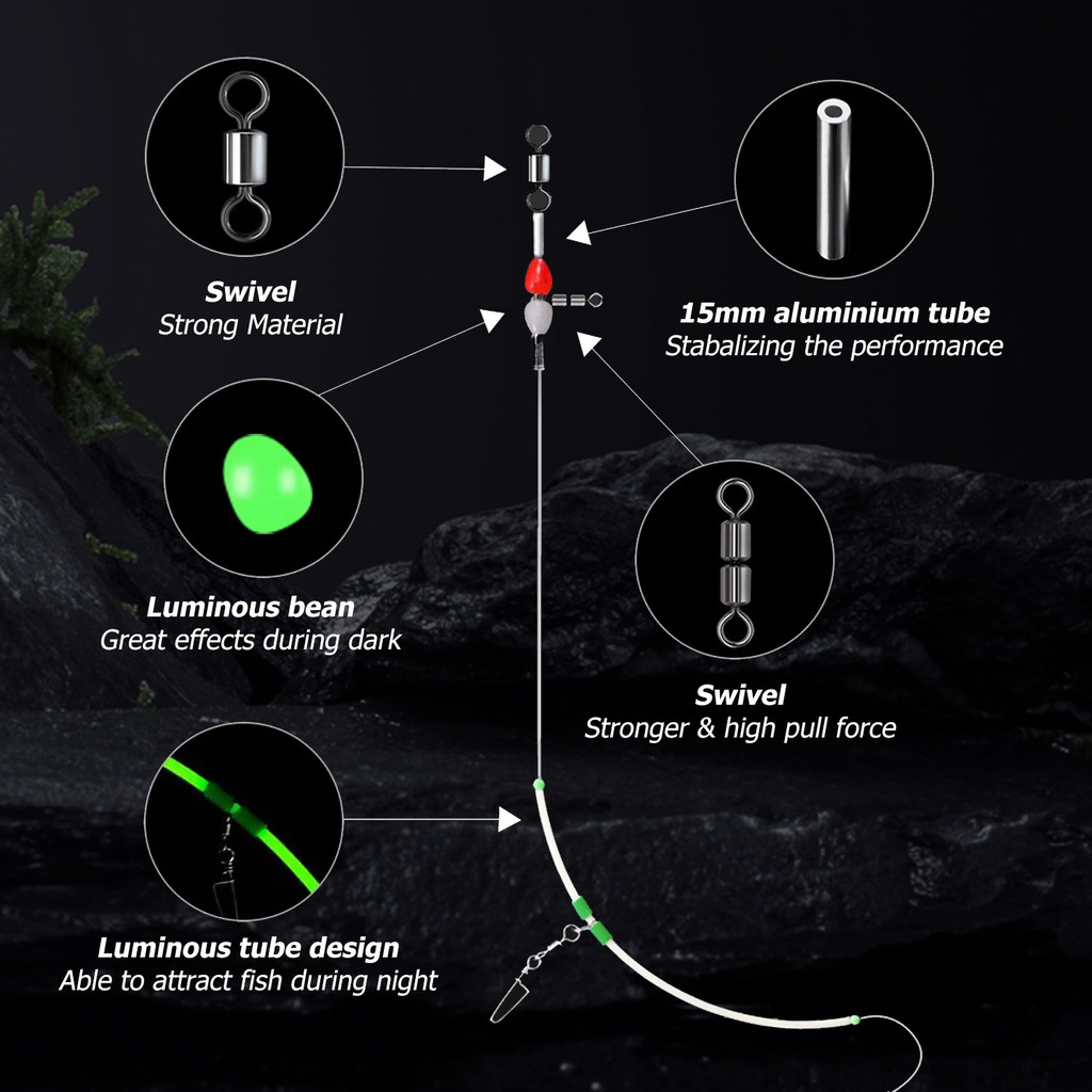 Tanduk Pancing Ranggong Bottom Laut Perambut Mancing Laut Tube Balance ...