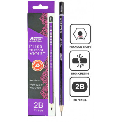 【ShopWithJoy】Astar 2B Pencil 12 pcs/box P1100 Stationery Pensil ...