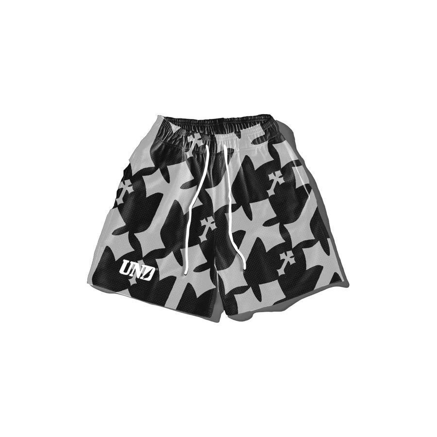 ALL LOCAL BRAND - Undrafted "CROSS MONO" Mesh Men Short (Black ...