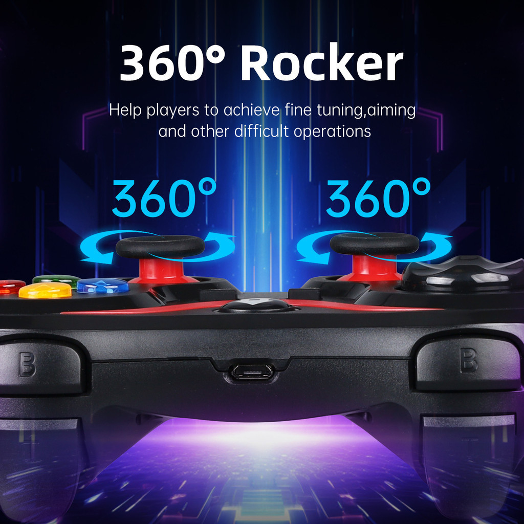 V8 Bluetooth Controller 2.4G Wireless Controller For PS3/PS4 Gamepad ...