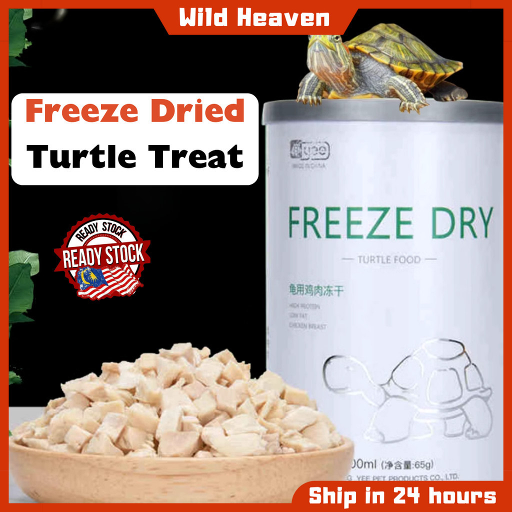 Freeze Dried Turtle Treat Chicken Cube Dried Fish Shrimp Mealworm Krill ...