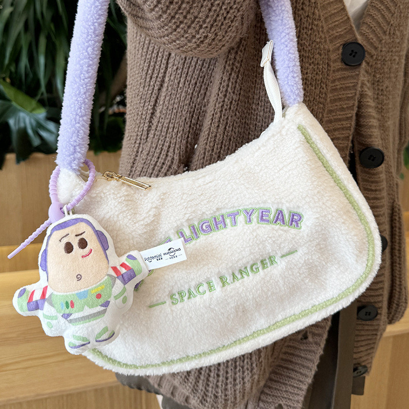 Adorable Buzz Lightyear Universe Armpit Bag Ham Pink Armpit Bag ...