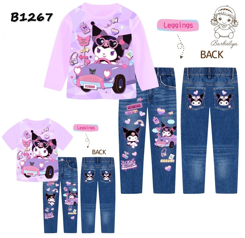 B1267 Kuromi Girl Set (3 -14y) | Shopee Malaysia