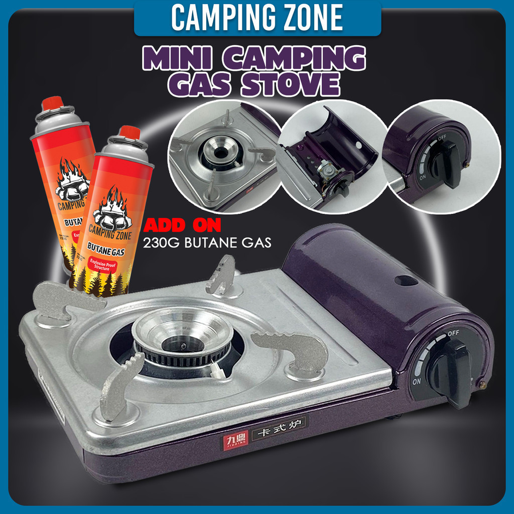 JD-288 Portable Mini Camping Gas Stove Butane Cooker Ultrathin for ...