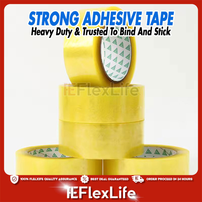 Yellow Tape 45mmX60mm Packing Transparent Tape Binder Packer Sellotape ...