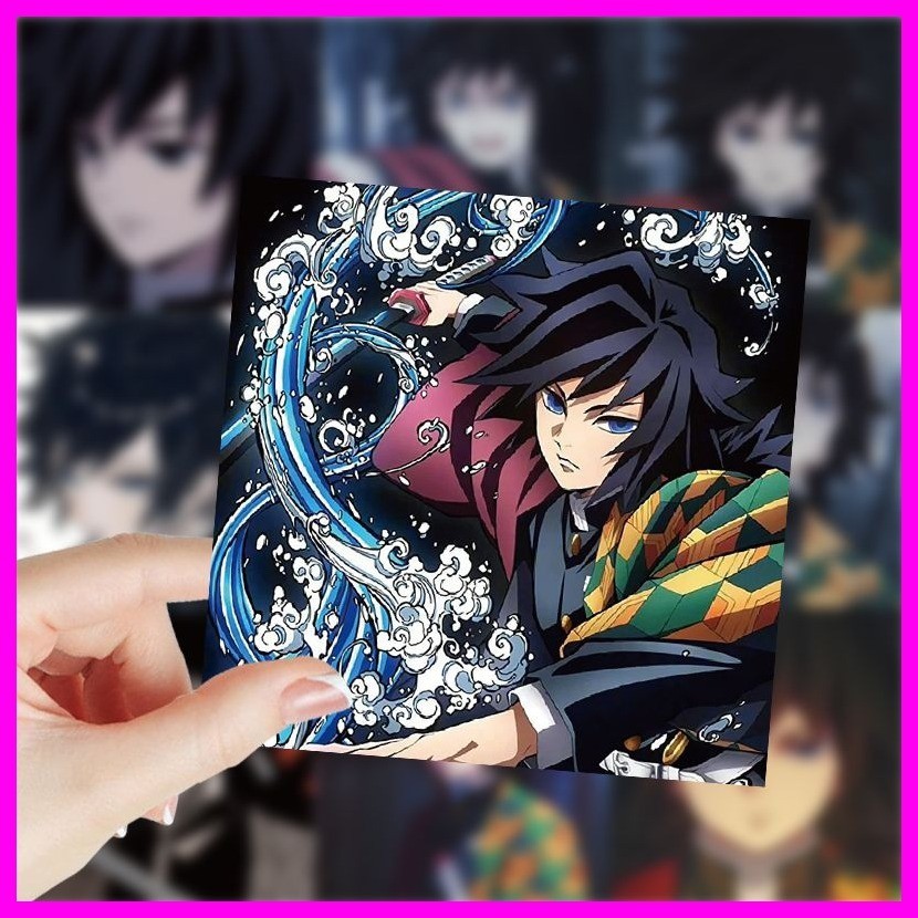 Stickers Demon Slayer (60 Sheets) Tomioka Giyuu Tomioka Giyuu Stickers ...