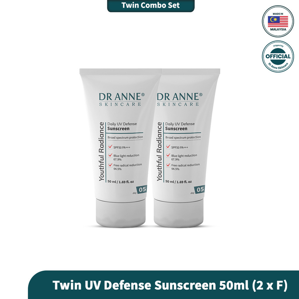 Twin Daily UV Defense Sunscreen (2 x F) | Shopee Malaysia