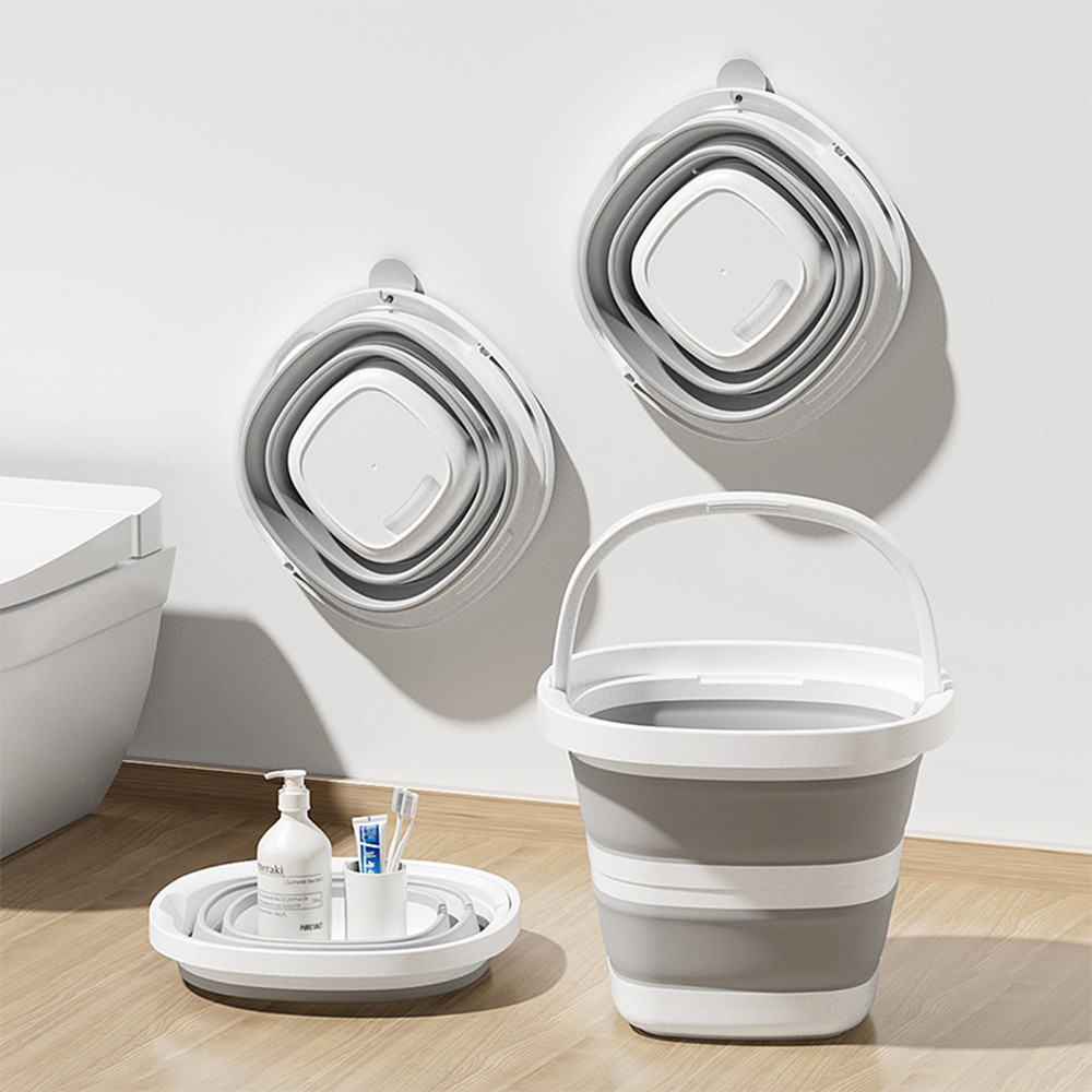 [5L/10L] Worthbuy Portable Square Bucket Foldable Wash Basin Water ...