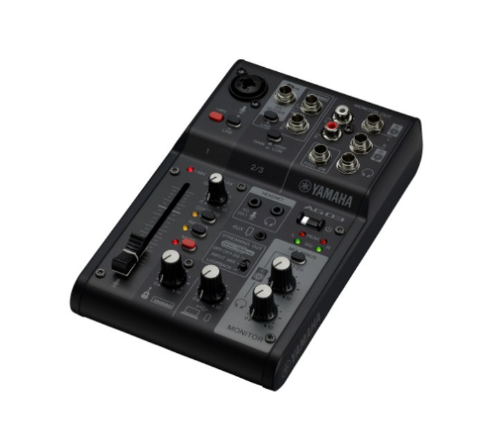 Yamaha AG03MK2 3-Channel Live Streaming Mixer / USB Mixer / Audio Interface - Black | Shopee ...