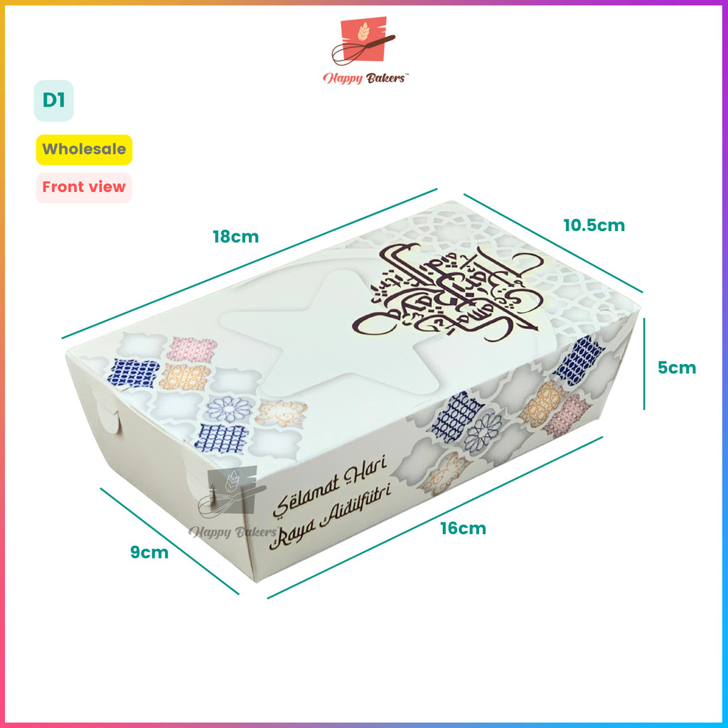 Hari Raya Ramadan Food Takeaway Box For Makanan Biskut Kukis | Shopee ...