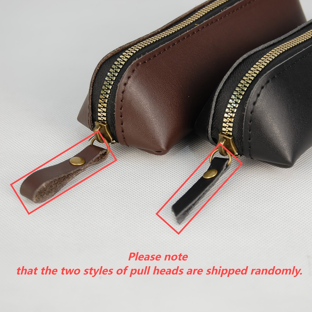 Durable Premium Faux Leather Pencil Case Essential Stationery Organizer ...