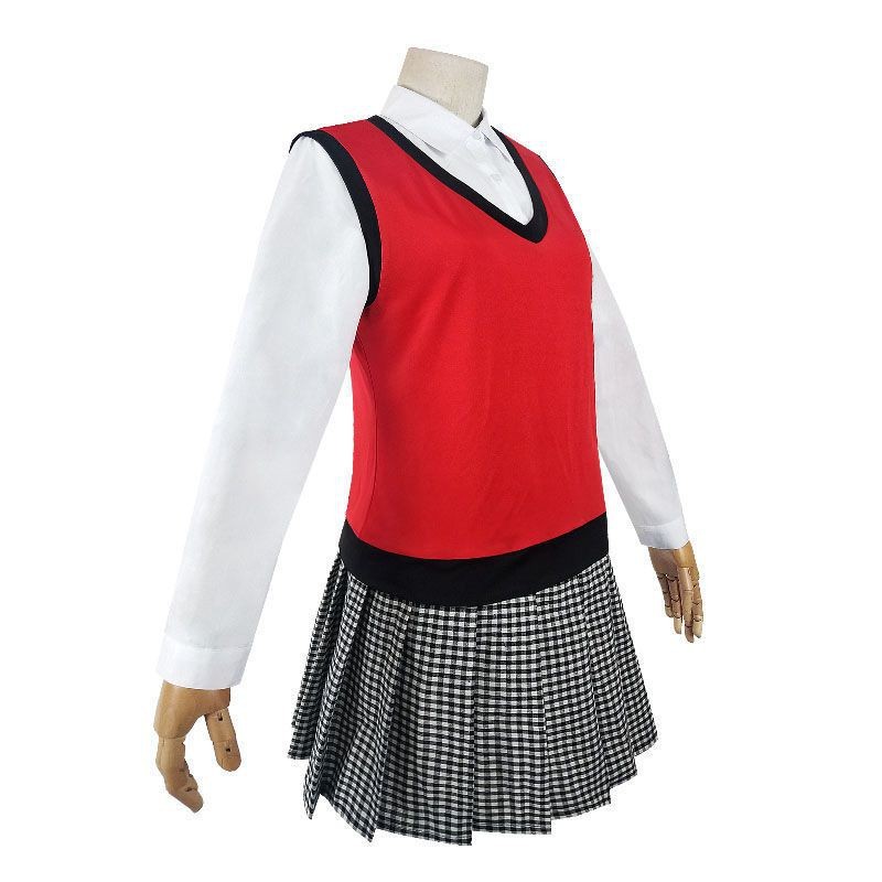 ZST Anime Kakegurui Midari Ikishima Cos Outfit School Uniform Dress ...