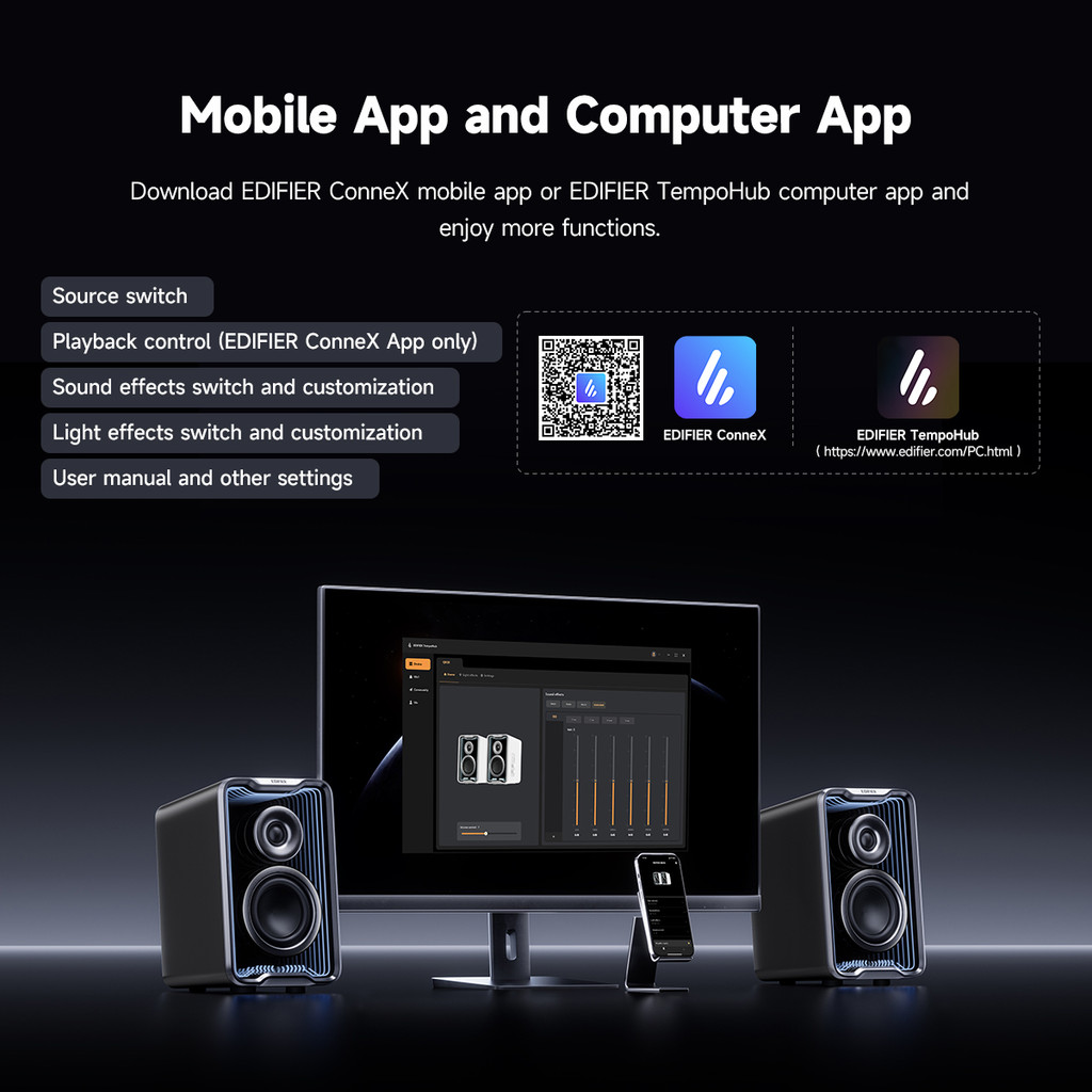 Edifier QR30 Compact Desktop Active Speaker with Quality Sound ...