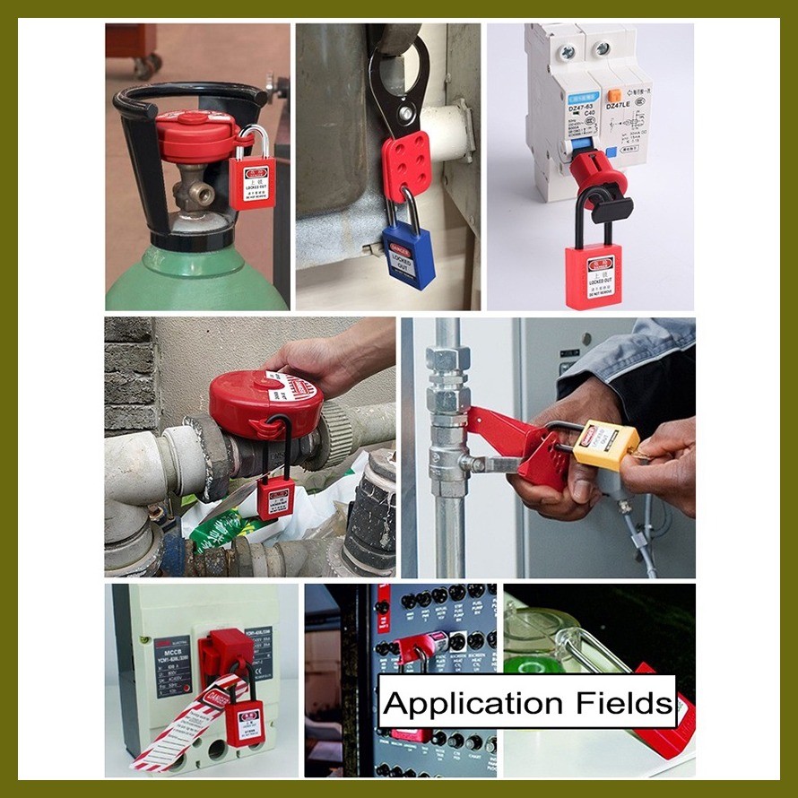 SuperSales】Industrial Safety Padlock Engineering Plastic ABS Lock Body ...