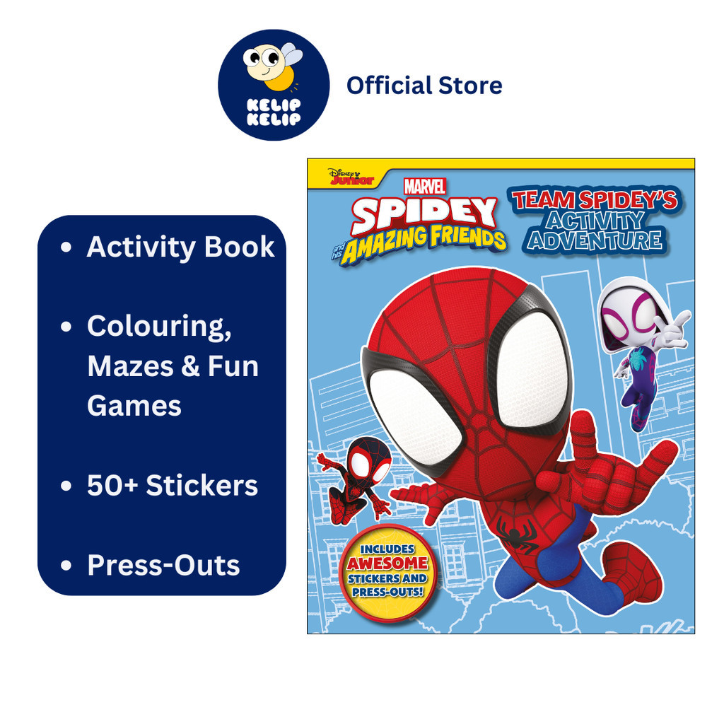 Marvel Spidey & Amazing Friends Activity Book For Kids Team Spidey With ...