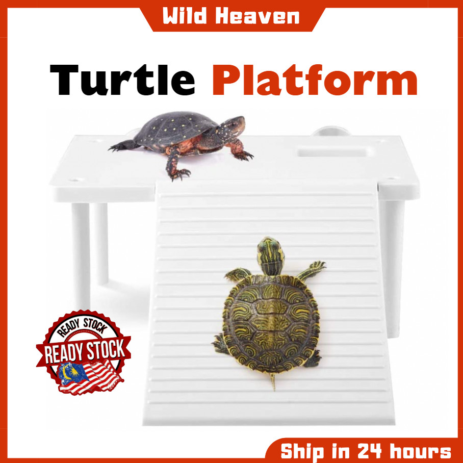Turtle Basking Platform Reptile Pier Dock Island Decoration Frog （乌龟晒台