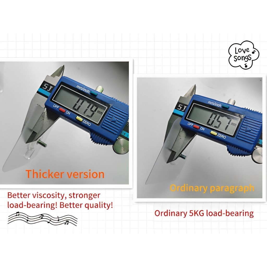 【7.2X7.2CM】Household Strong Nail Free Photo Frame Screw Stickers Hook ...