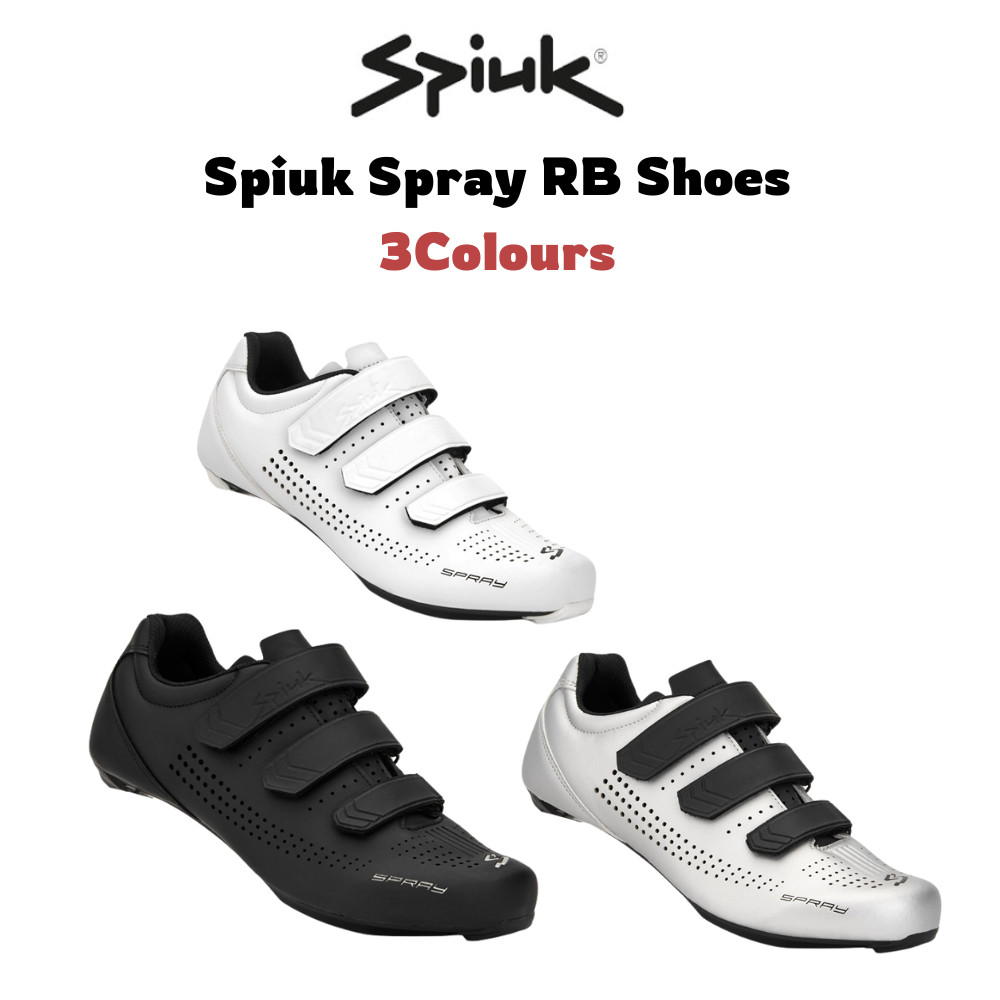 FREE POS 70% OFF Spiuk Spray Road Shoes White/Black/Silver 3 colours SPAIN BRAND | Shopee Malaysia