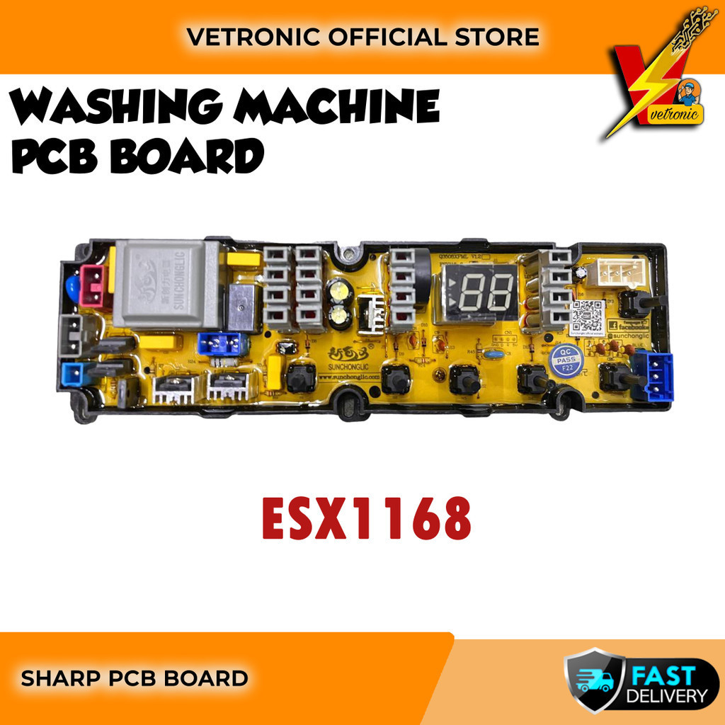SHARP WASHING MACHINE PCB BOARD ESX1168 | Shopee Malaysia