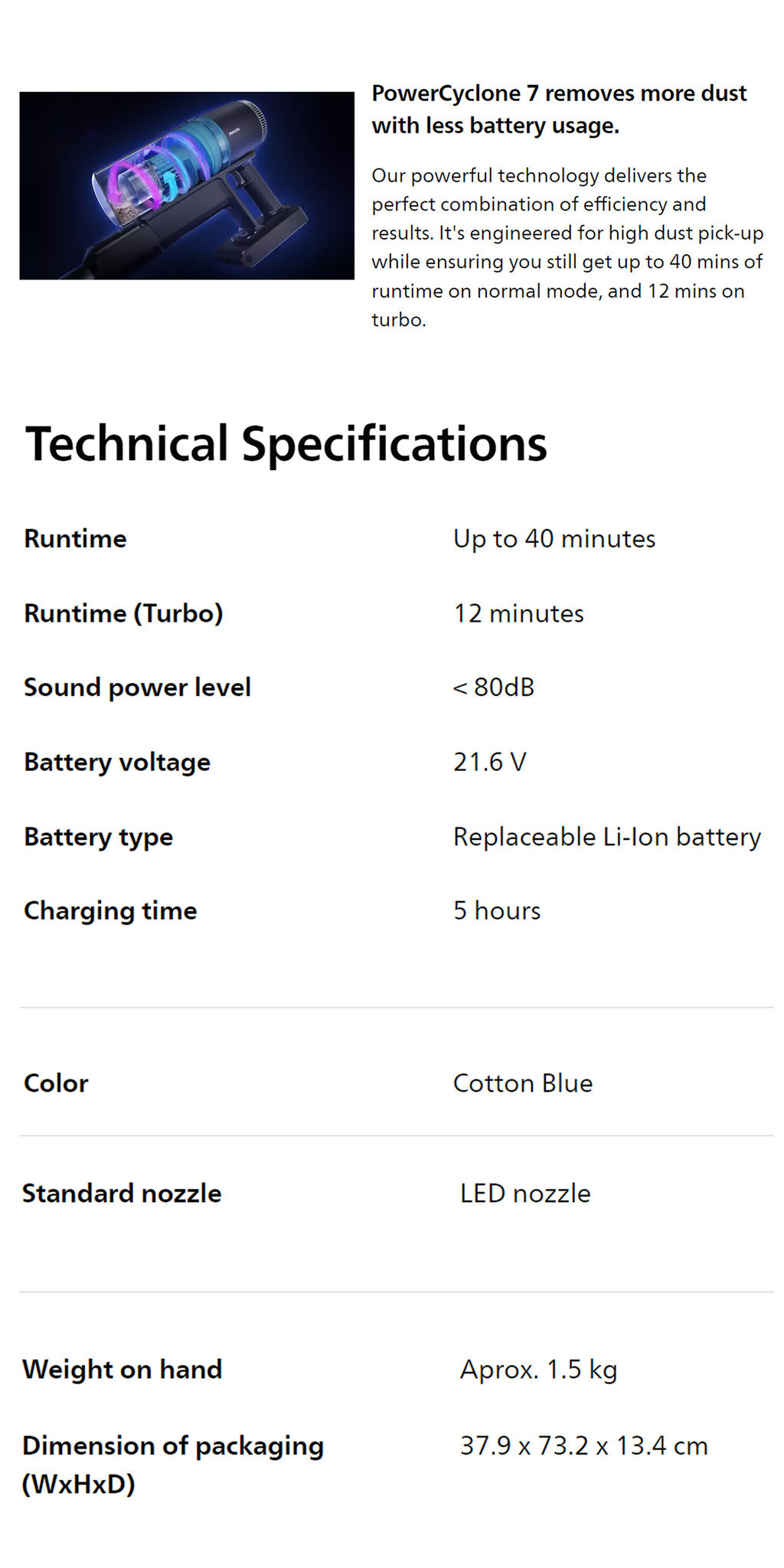 Philips 2000 Series Cordless Vacuum Cleaner XC2011/61 XC2011 | Shopee ...