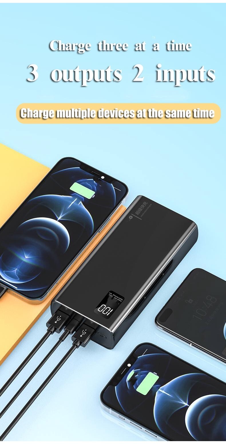 Ready Stock 150000/300000mAh Powerbank Super Fast Charging Powerbank PD ...
