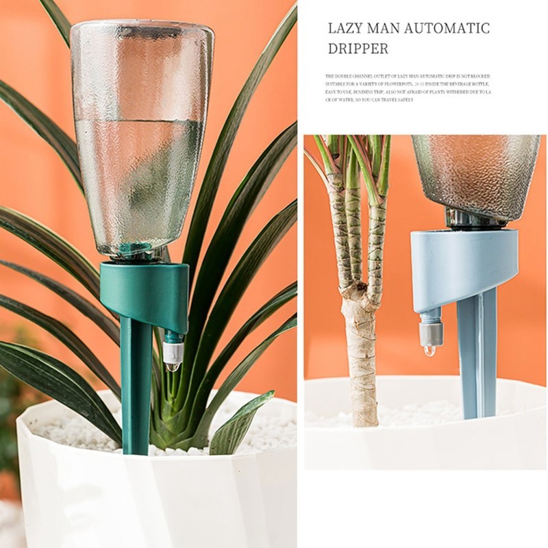 Self Watering Drip Kits Automatic Plant Water Feeder Adjustable Garden ...