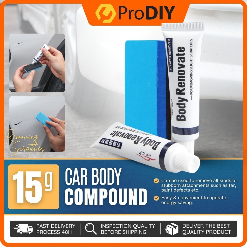1PCS 15g Car Body Compound Scratch Repair Kit Remover Cream Polisher ...