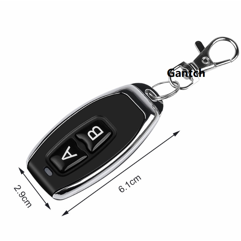 Universal 433mhz Remote Control with 2 Buttons for Automatic Gates ...