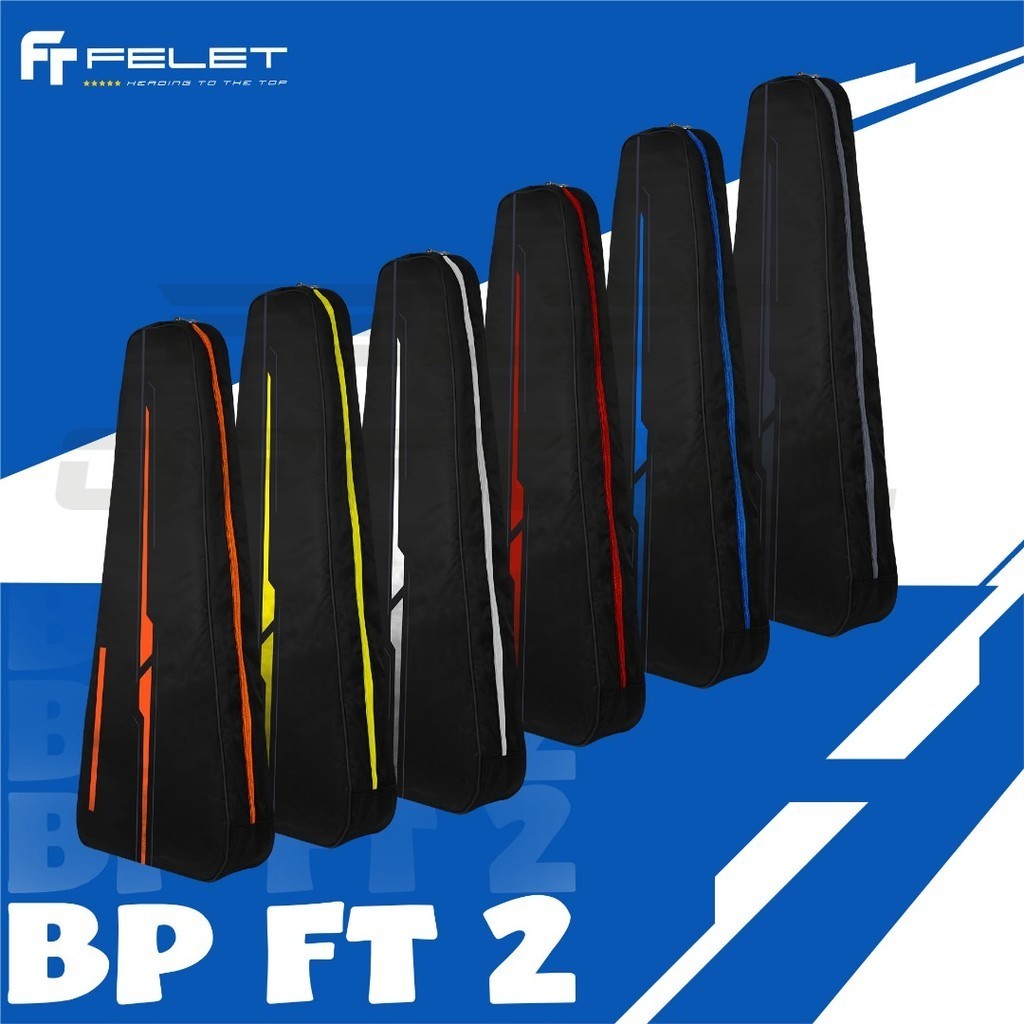 FELET FT 2 Single Backpack Racket Cover 100% Original by FLEET | Shopee ...