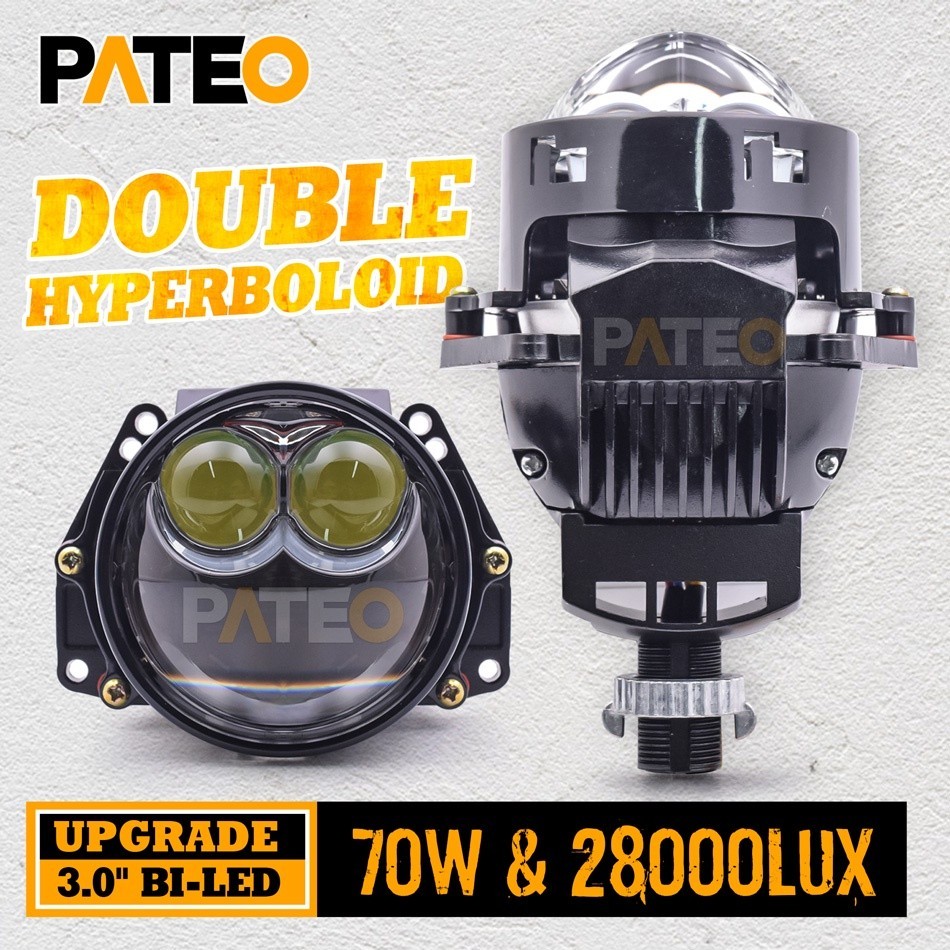 3-inch Bi LED Lens Module S13 70W Double Hyperboloid Projector for ...