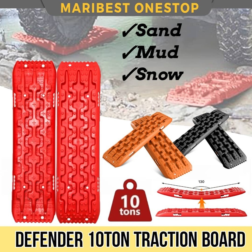 2Pack Traction Boards 10 Ton 4x4 Off Road Traction Sand Mud Tire Ladder ...