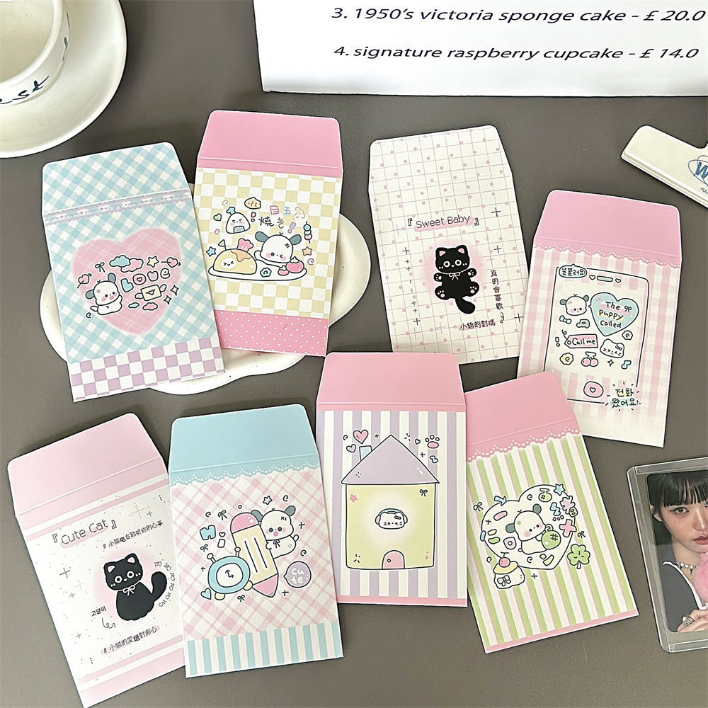 Ins Korean Card Holder Envelope Bag High-value Kraft Paper Small ...